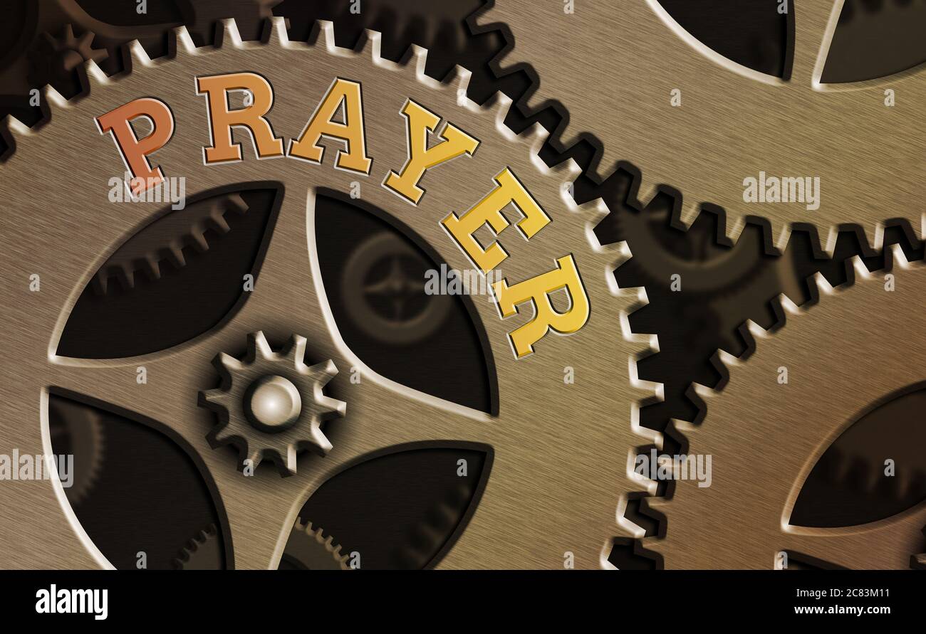 Text sign showing Prayer. Business photo showcasing solemn request for ...