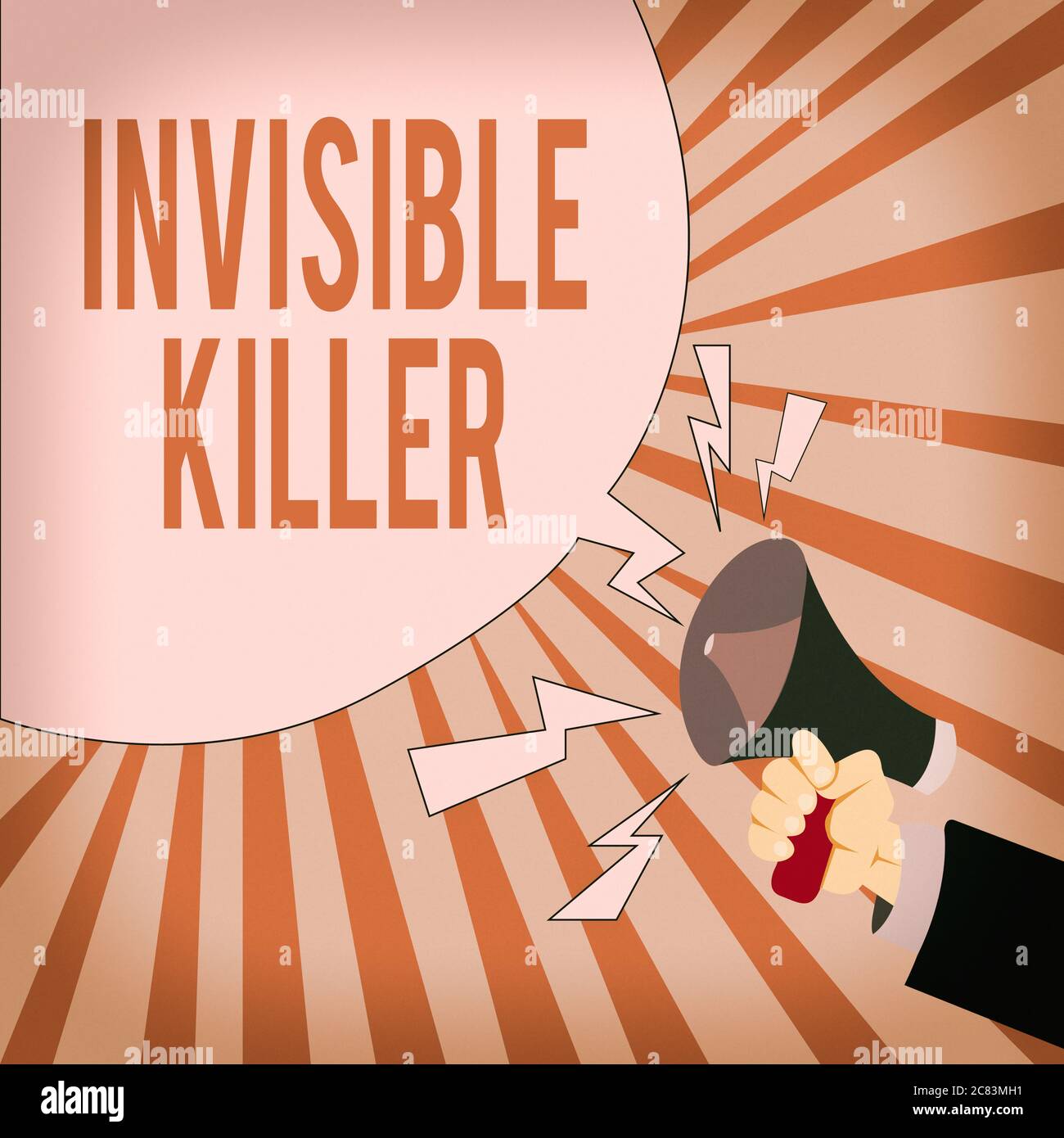 Word writing text Invisible Killer. Business photo showcasing presence ...