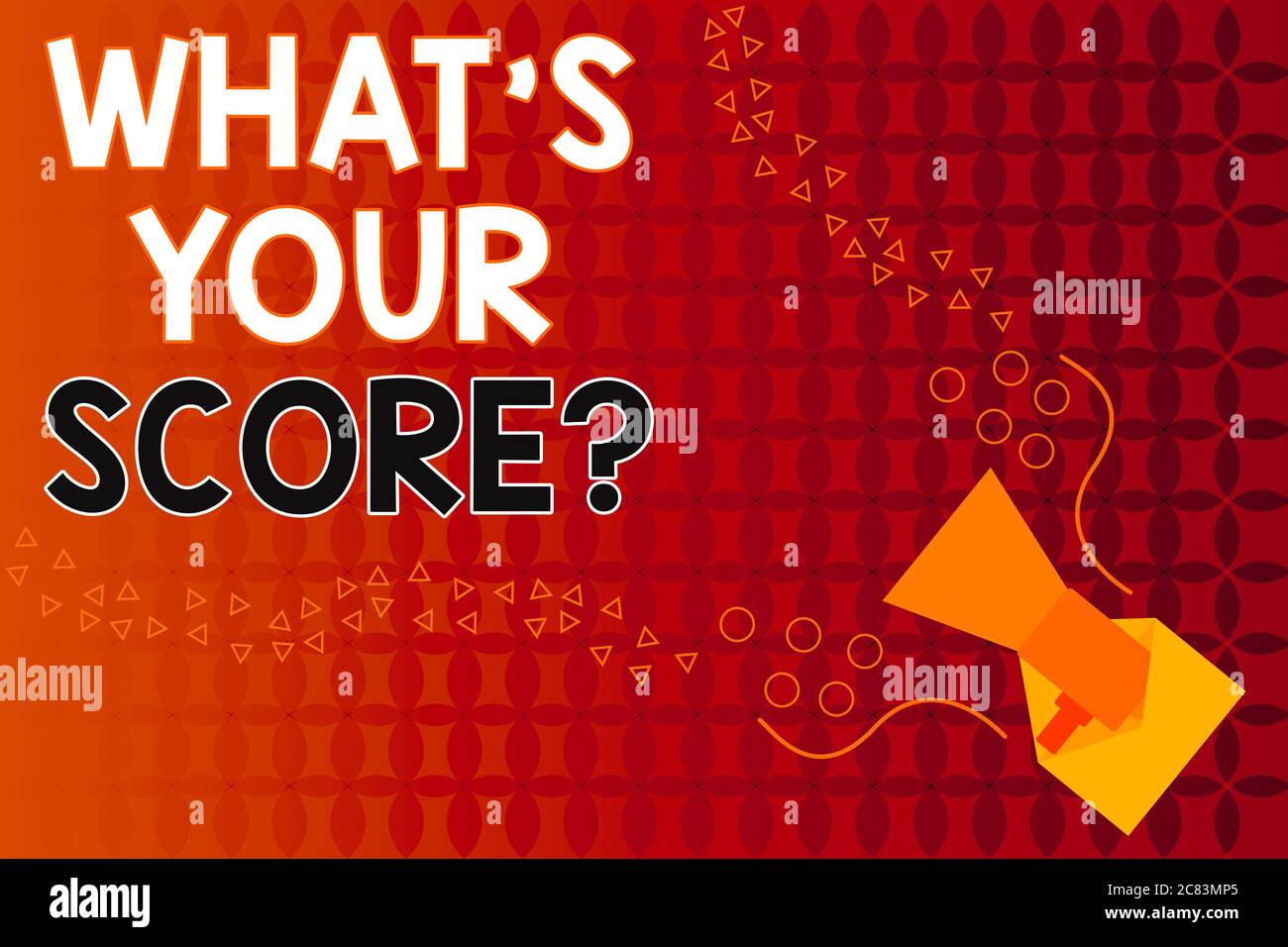 Handwriting text writing What S Your Score Question. Conceptual photo ...