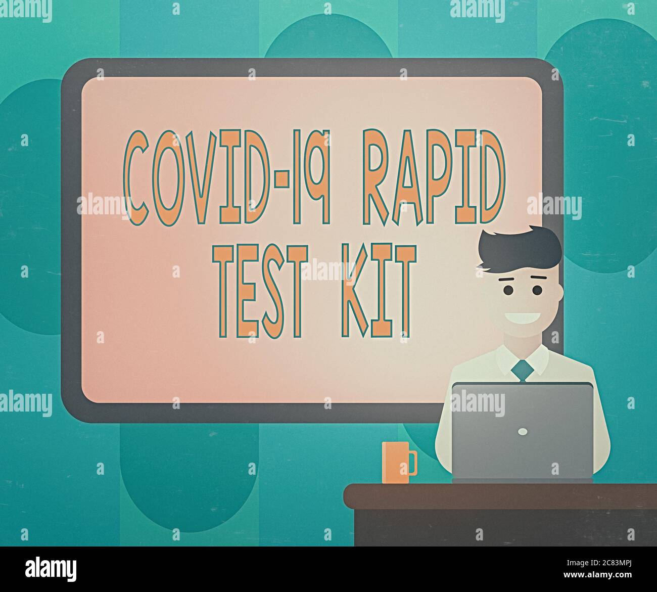 Handwriting text writing Rapid Test Kit. Conceptual photo Emergency ...