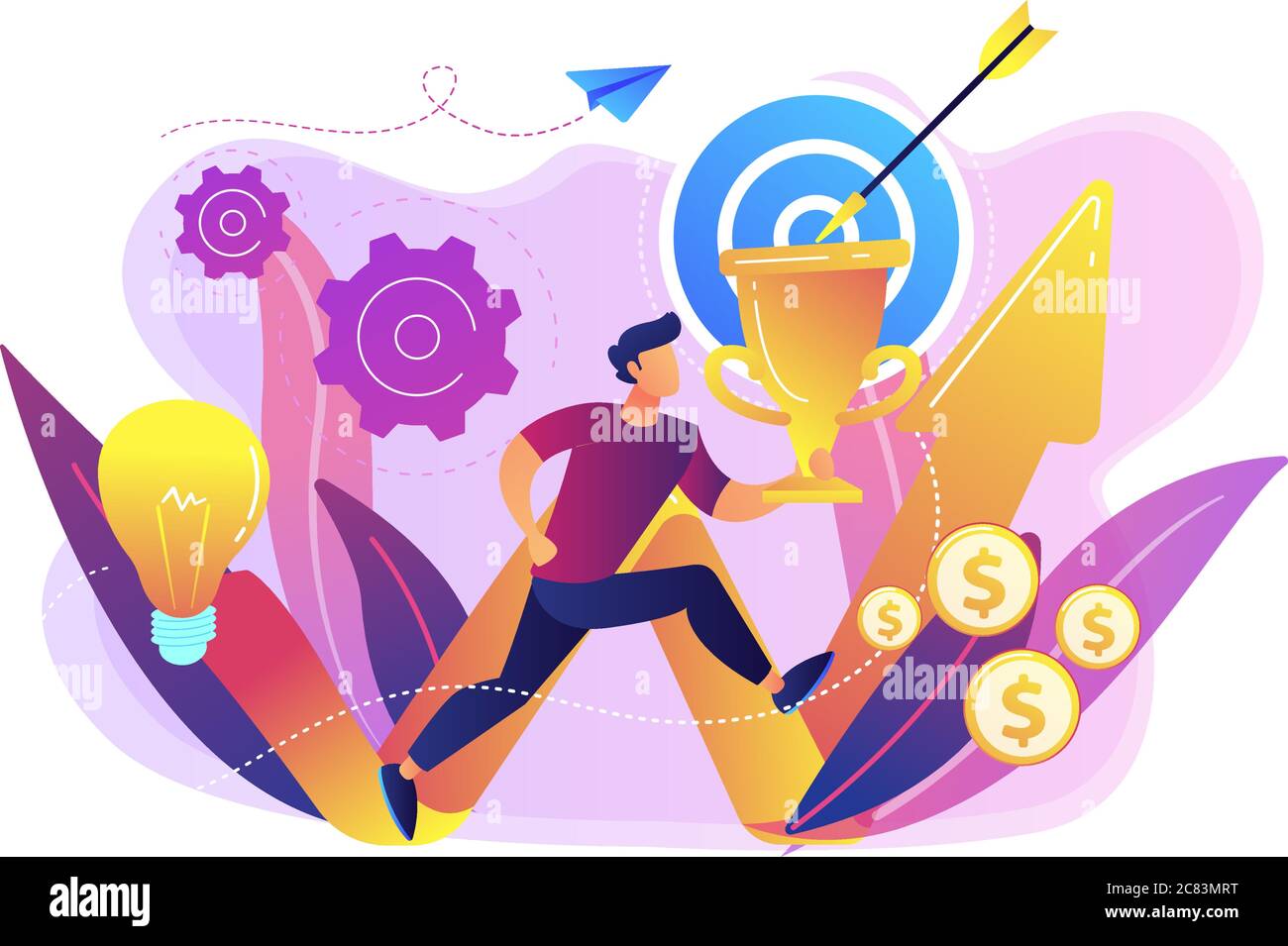 Business mission concept vector illustration Stock Vector Image & Art ...