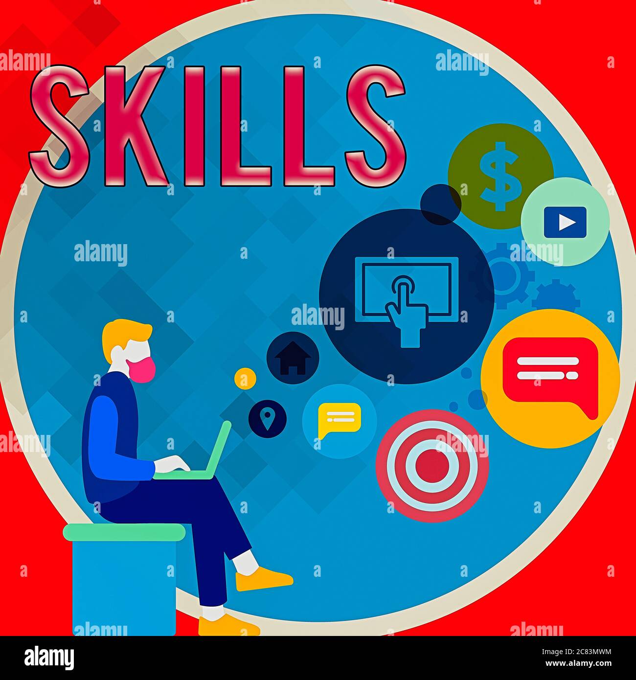 Handwriting text writing Skills. Conceptual photo ability to carry task with driven result ...