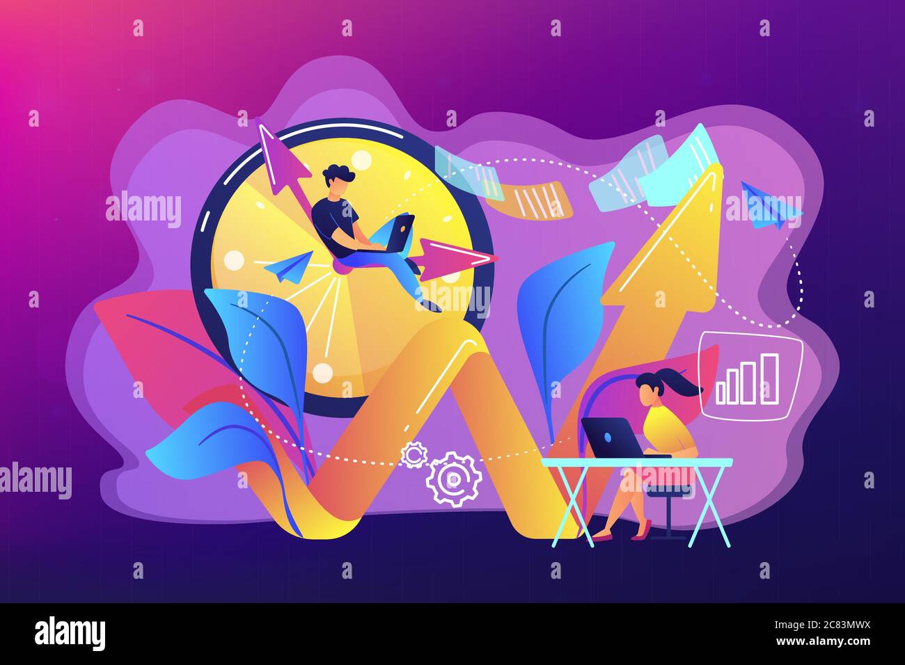 Productivity concept vector illustration Stock Vector Image & Art - Alamy