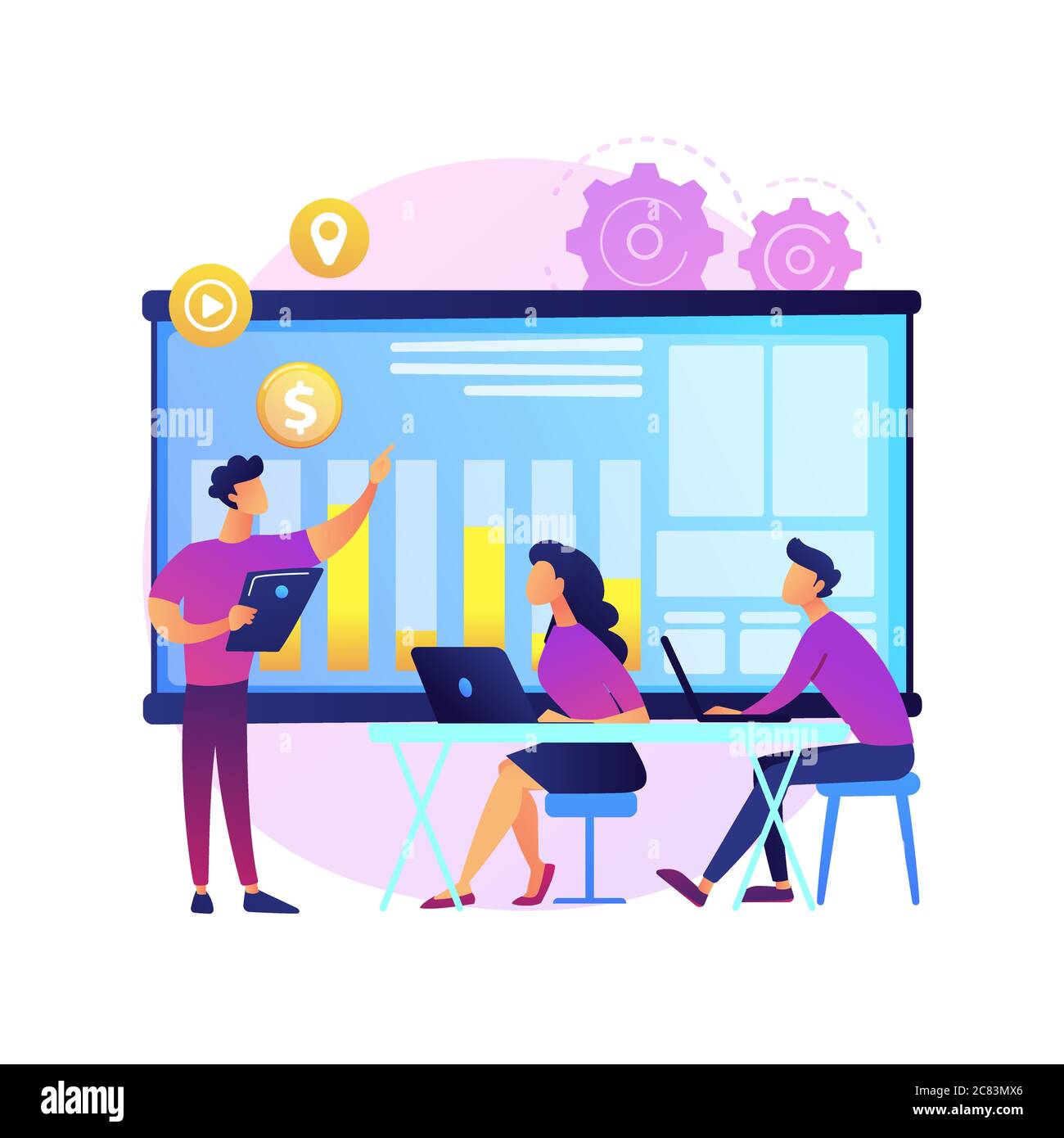 Group meeting vector concept metaphor Stock Vector Image & Art - Alamy