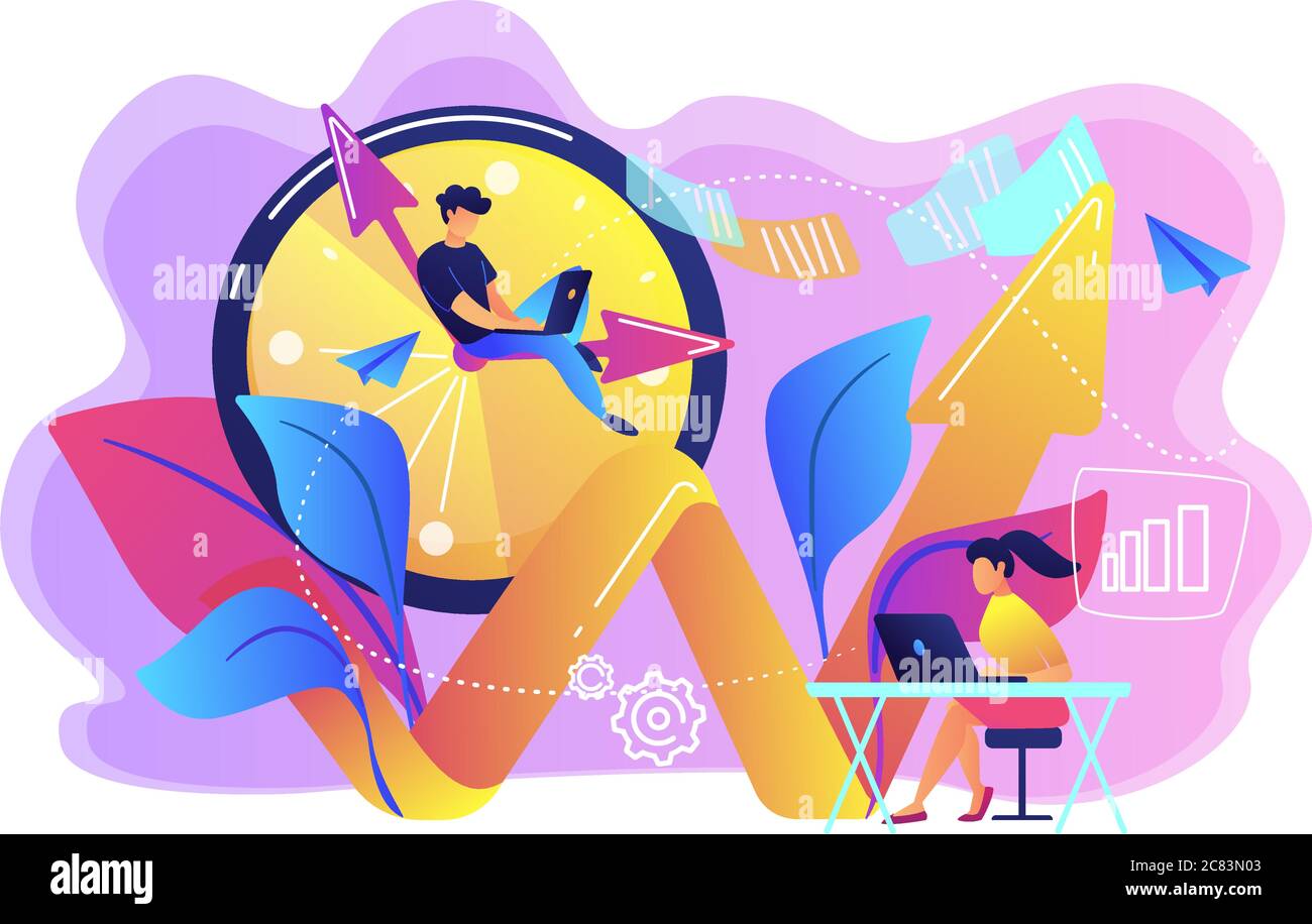 Productivity concept vector illustration Stock Vector Image & Art - Alamy