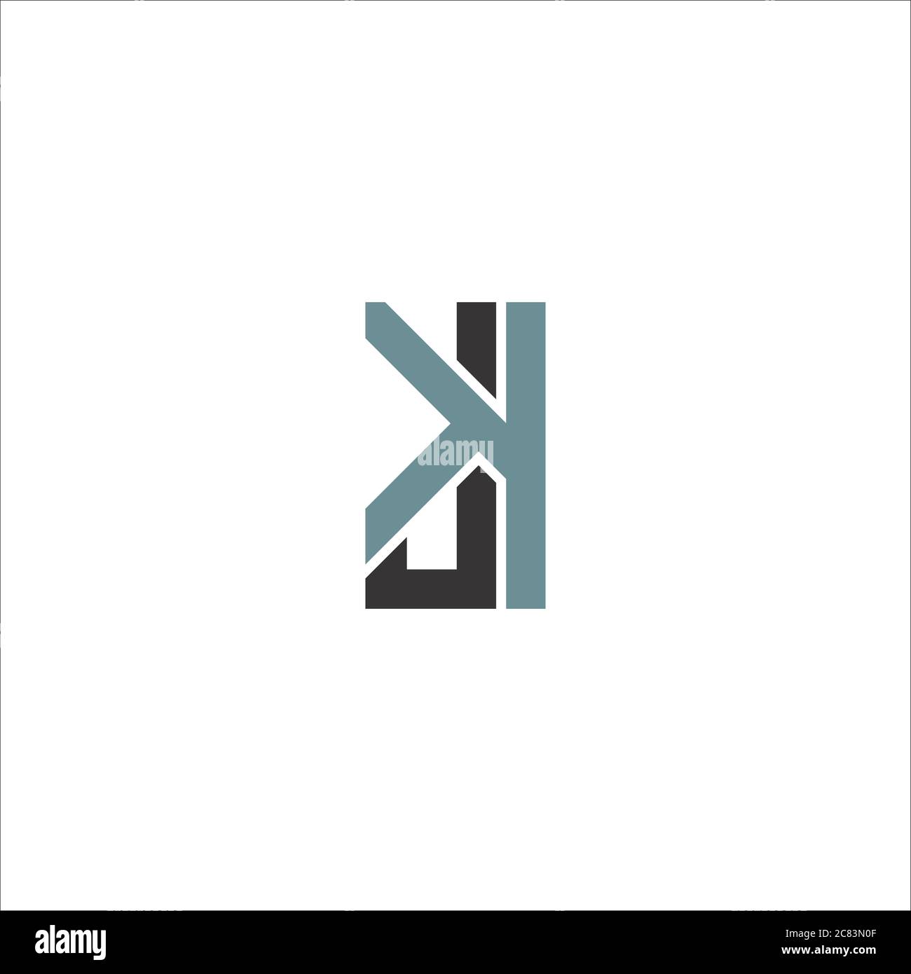Initial letter jk logo or kj logo vector design template Stock Vector ...