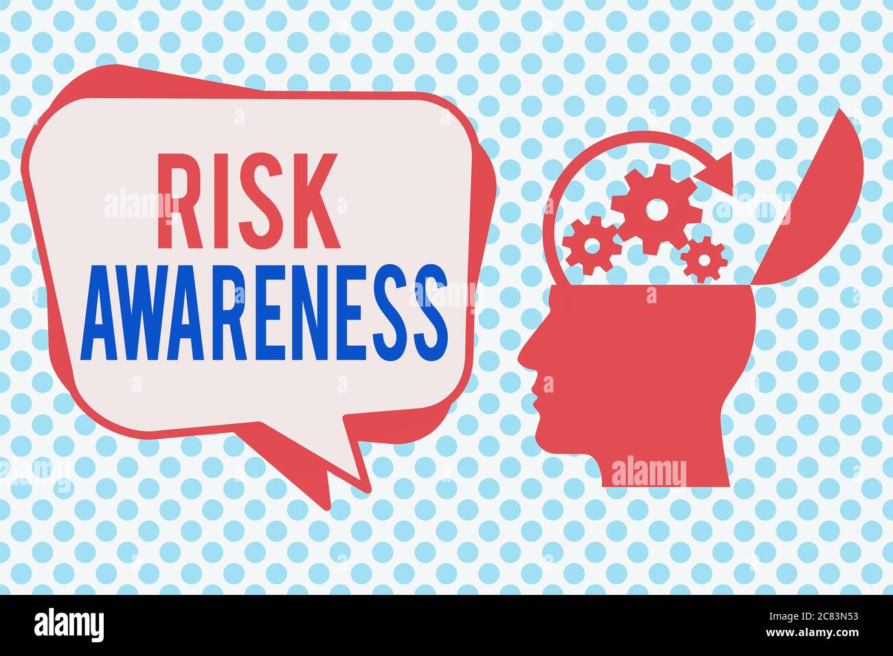 Writing note showing Risk Awareness. Business concept for recognizing ...