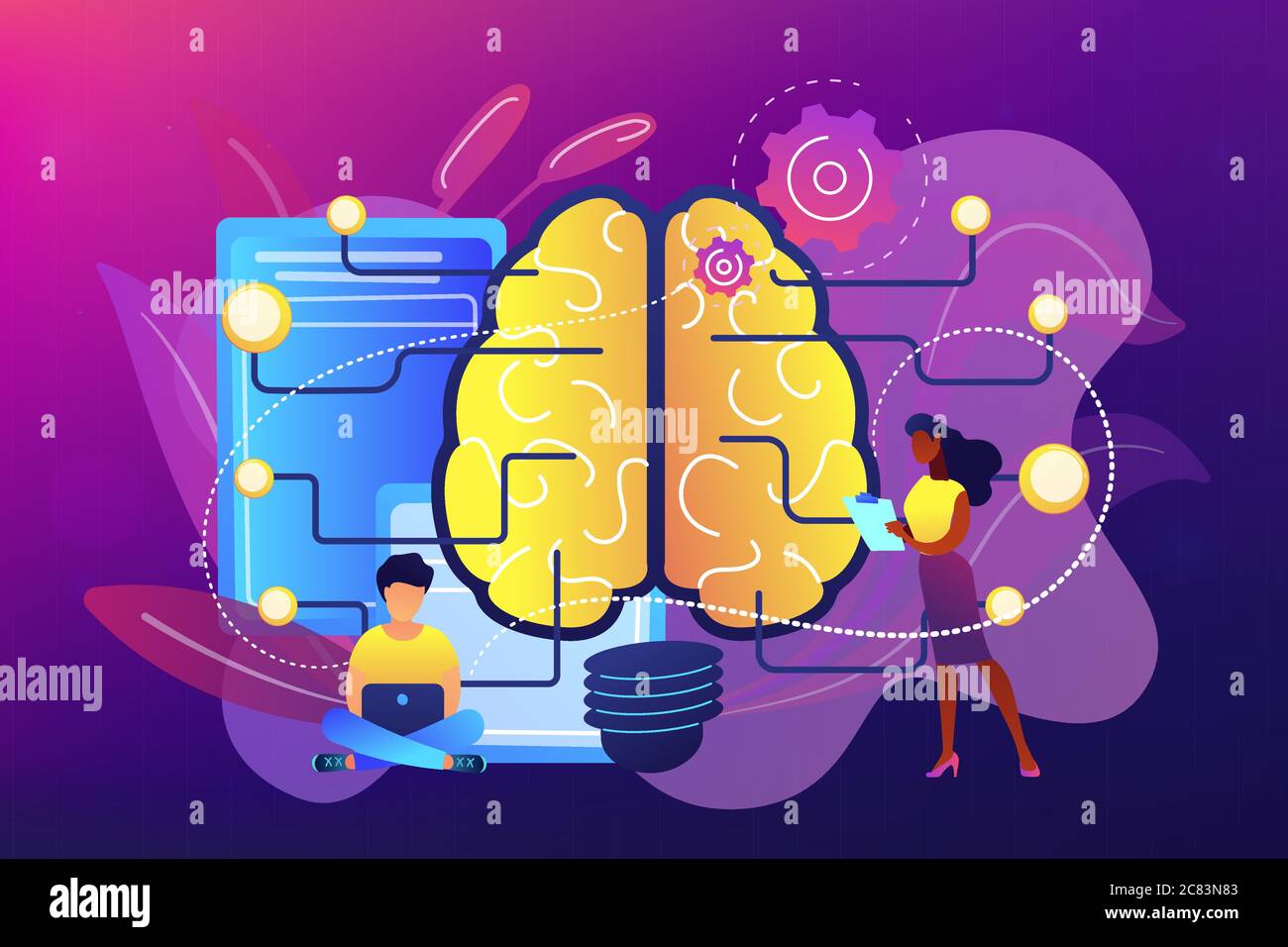 Artificial intelligence concept vector illustration Stock Vector Image ...