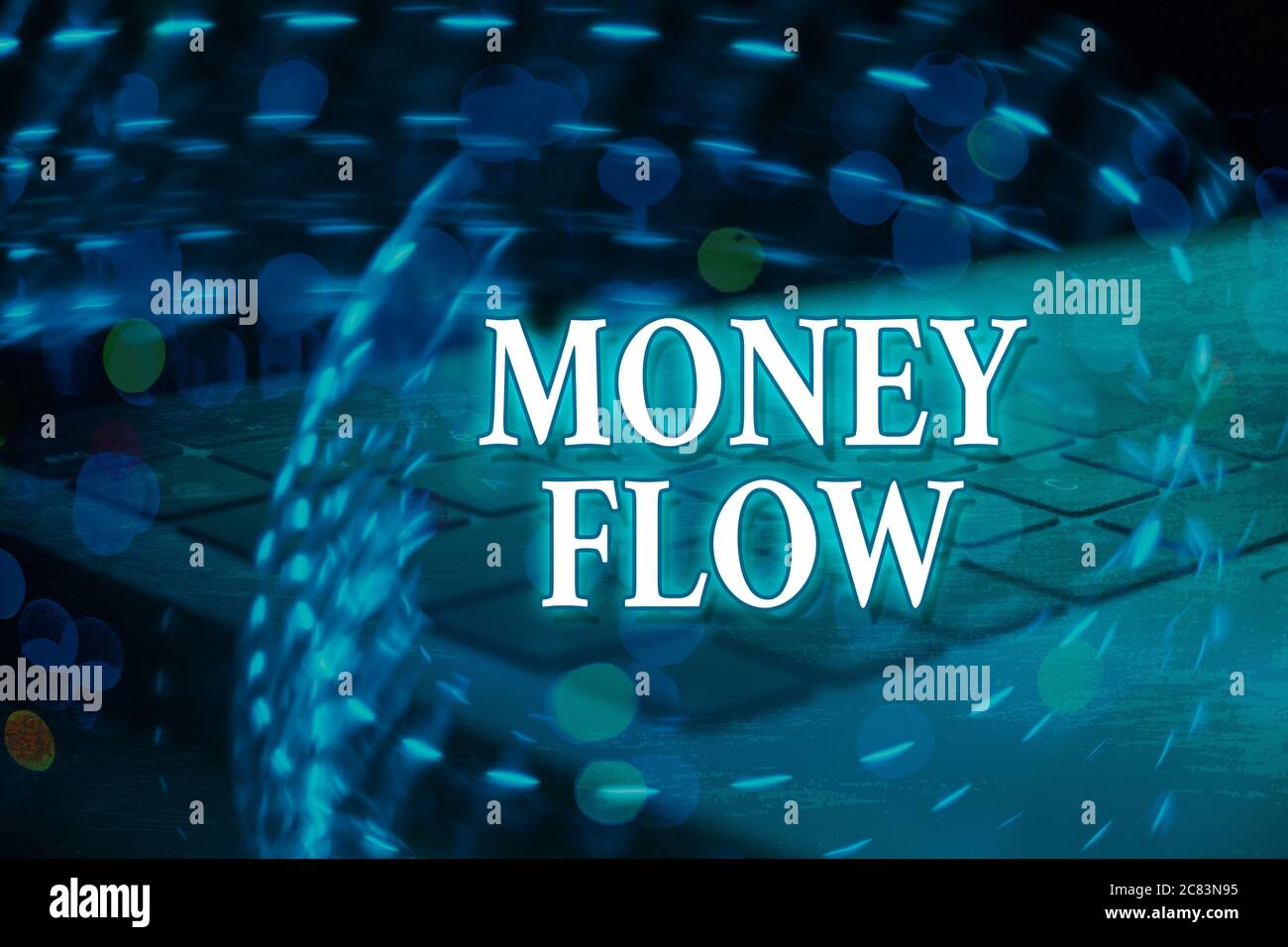 Handwriting text Money Flow. Conceptual photo it is an indicator of ...