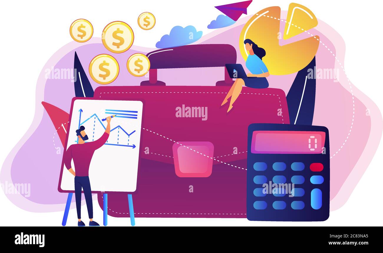 Accounting concept vector illustration Stock Vector Image & Art - Alamy