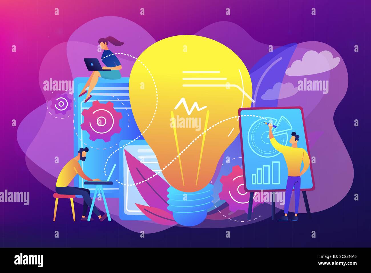 Competitive intelligence concept vector illustration Stock Vector Image ...