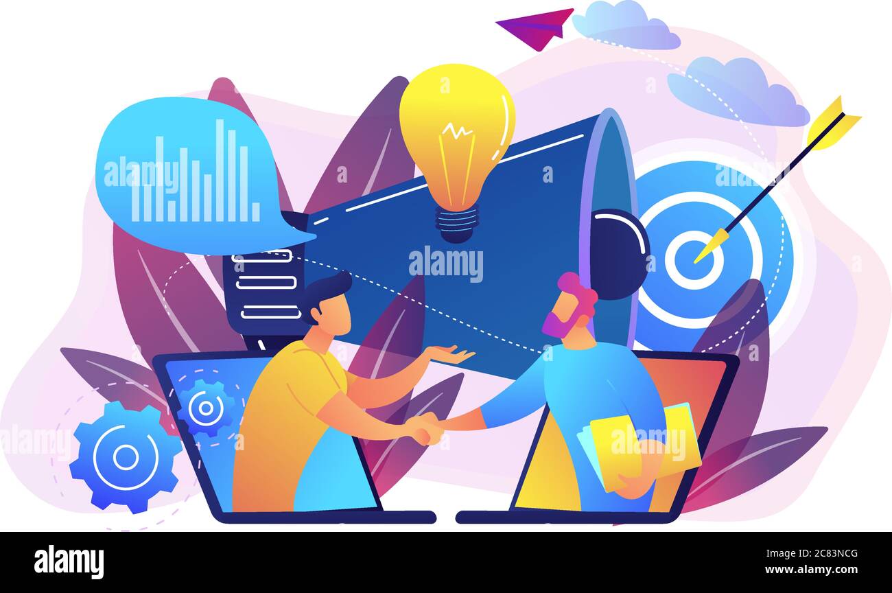 Collaboration concept vector illustration Stock Vector Image & Art - Alamy
