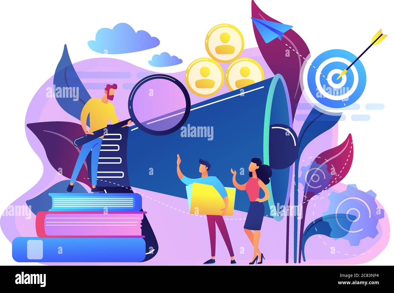 Target group concept vector illustration Stock Vector Image & Art - Alamy