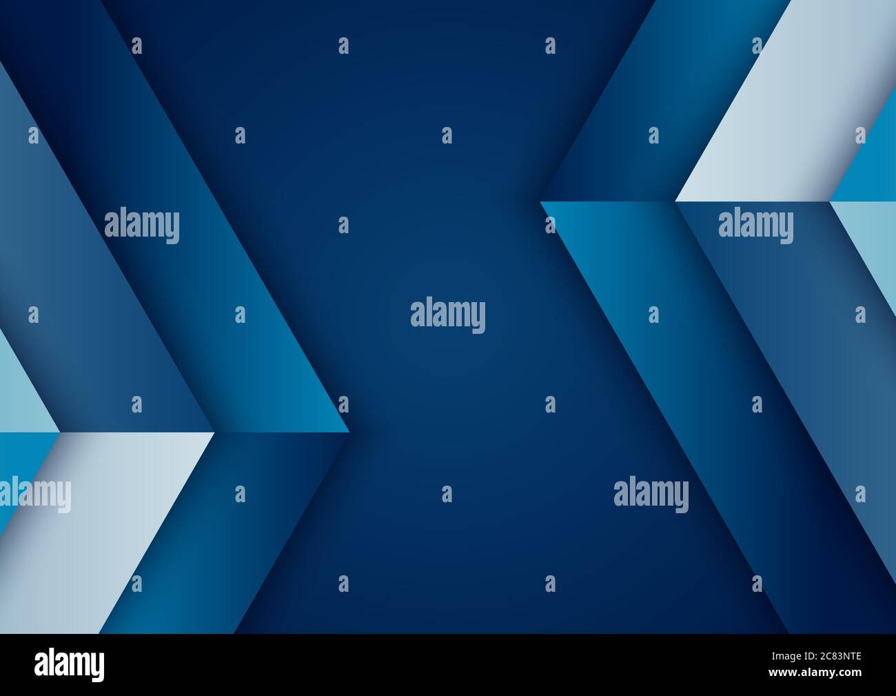 Abstract background blue gradient geometric with shadow overlapping ...