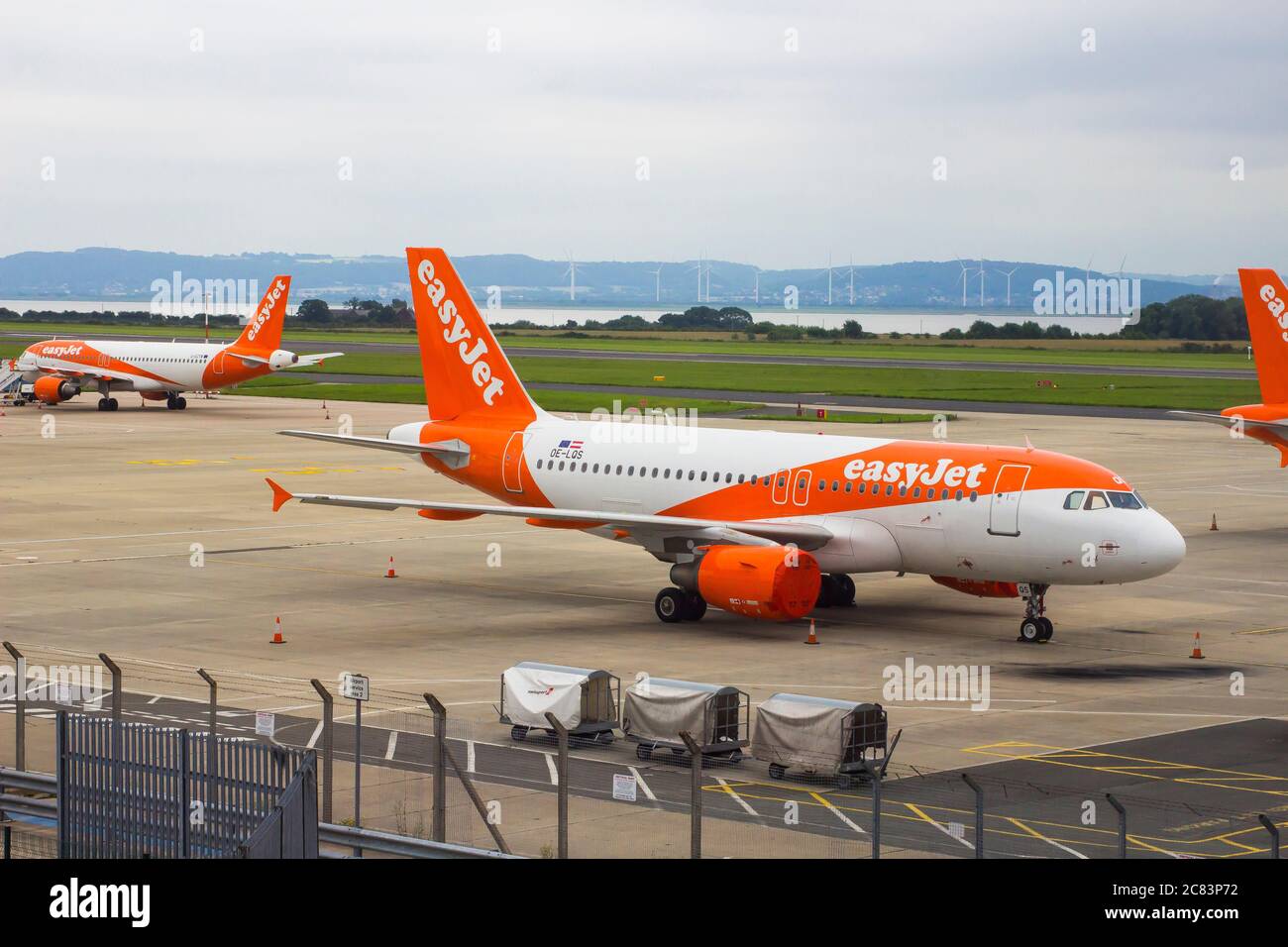 Runway at liverpool john lennon airport hi-res stock photography and ...