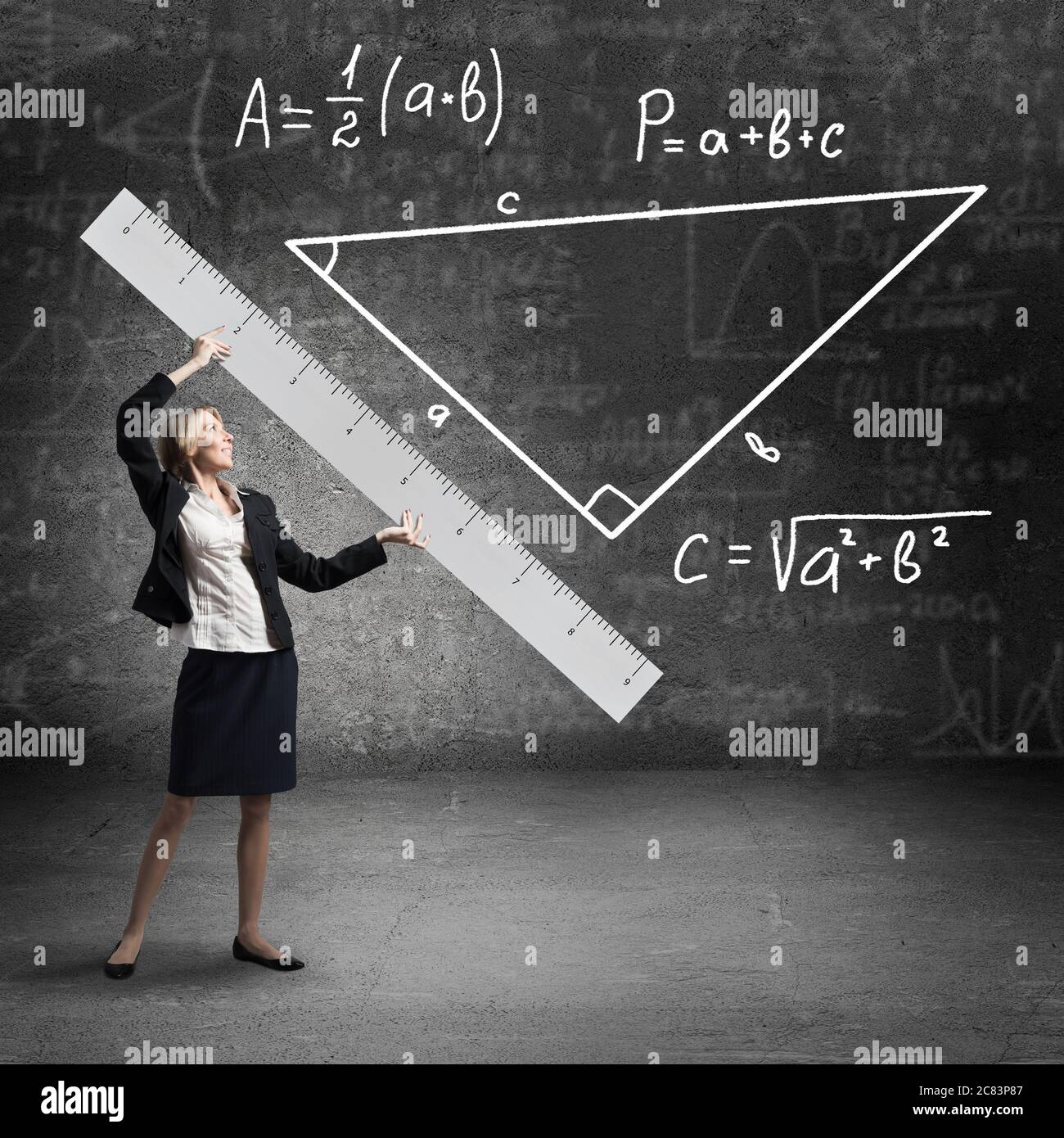 Teacher ruler hi-res stock photography and images - Alamy