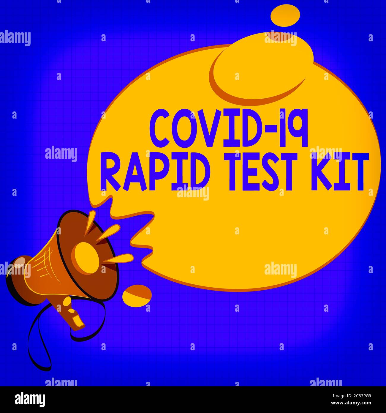 Handwriting text writing Rapid Test Kit. Conceptual photo Emergency ...