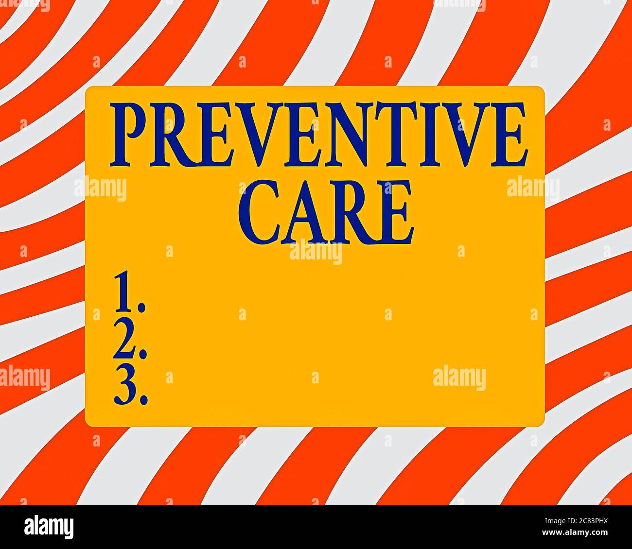 Text sign showing Preventive Care. Business photo showcasing the care ...
