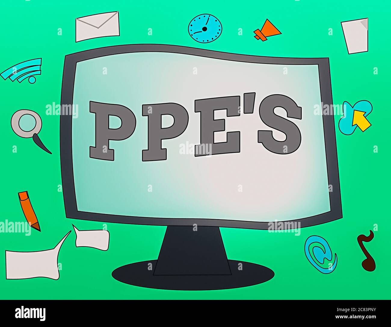 Handwriting text Ppe s is. Conceptual photo Specialized equipment for ...