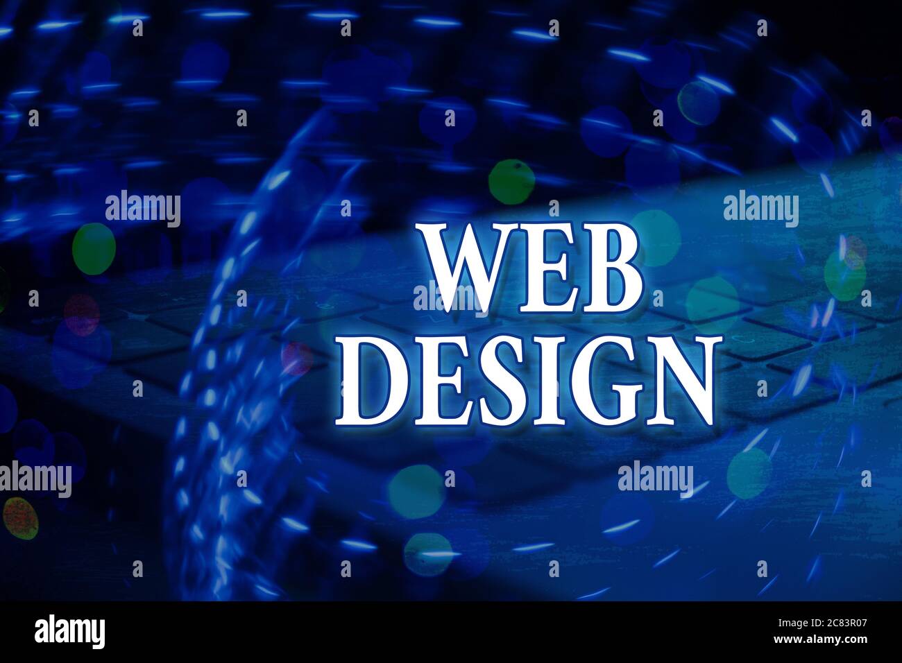 Handwriting text Web Design. Conceptual photo website creation which ...