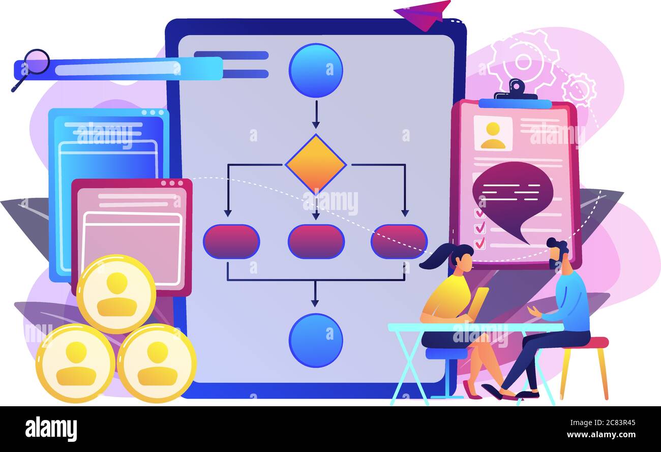 Employee assessment software concept vector illustration Stock Vector ...