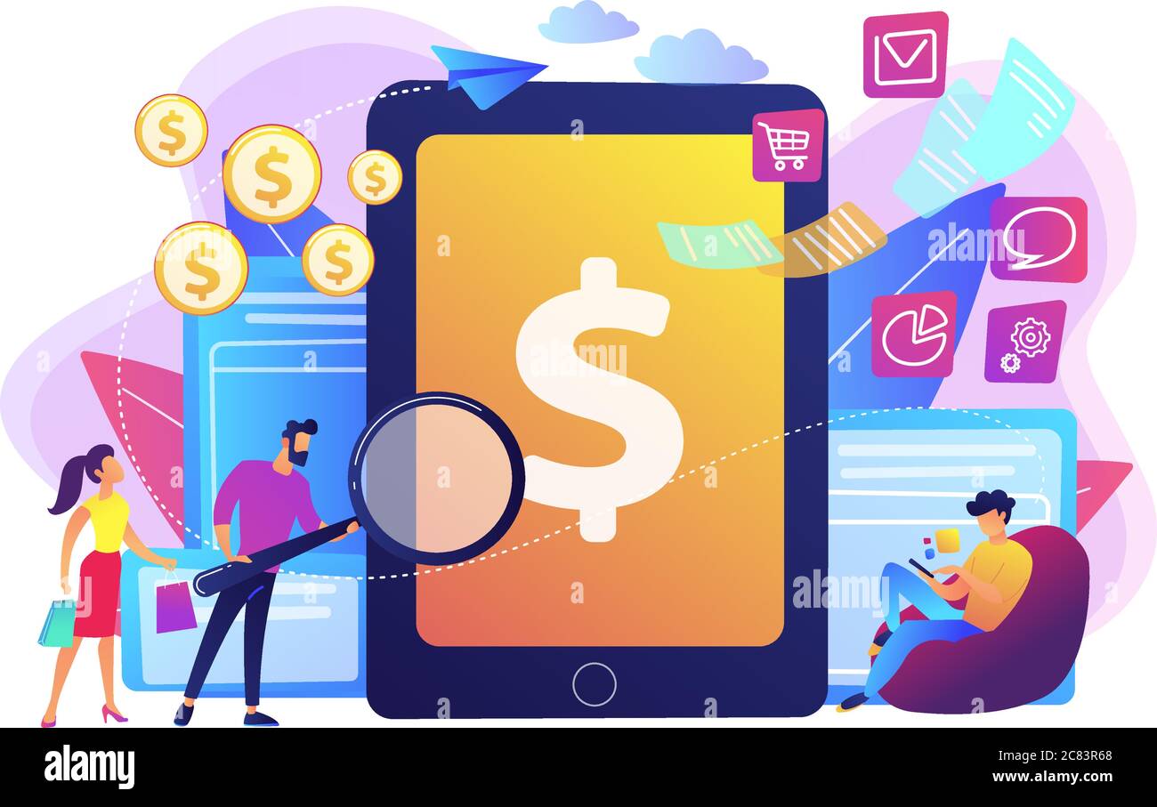 E-invoicing concept vector illustration Stock Vector Image & Art - Alamy