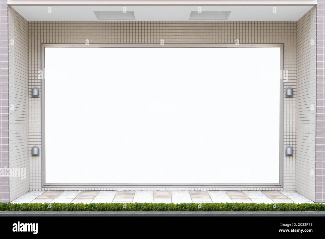 Shop Boutique Store Front with Big Window and Place for Name Stock ...