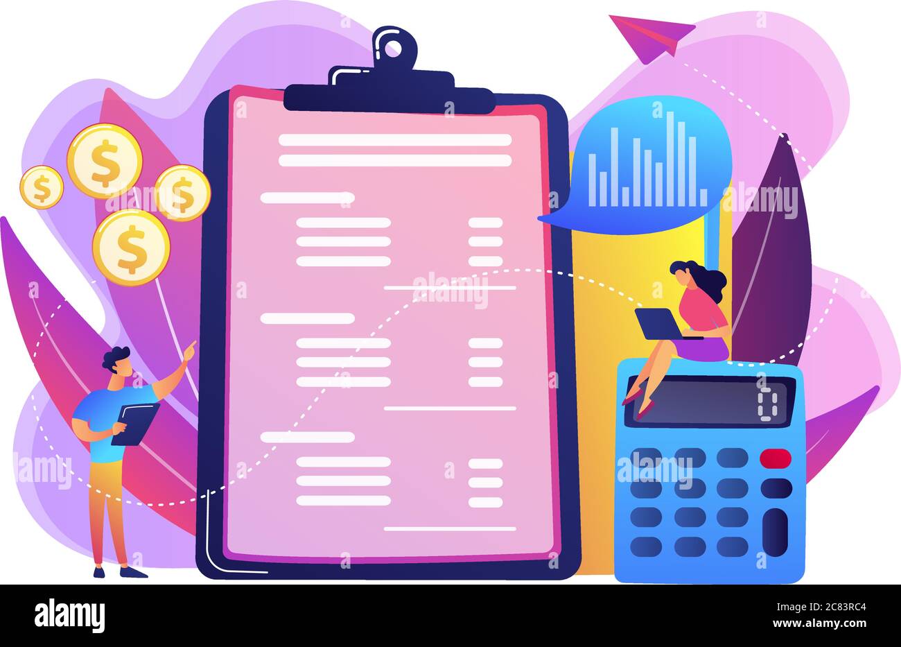 Income statement concept vector illustration Stock Vector Image & Art ...