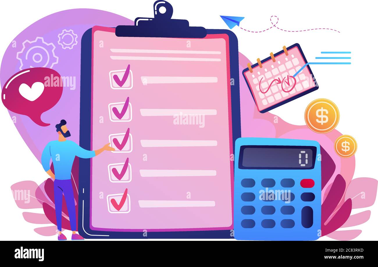 Budget planning concept vector illustration Stock Vector Image & Art ...