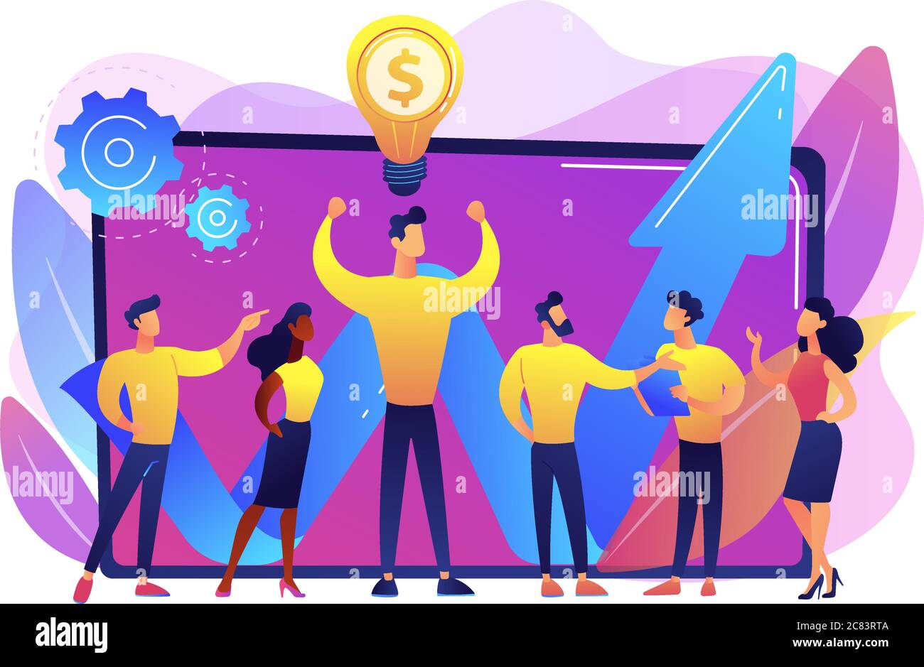 Intellectual capital concept vector illustration Stock Vector Image ...