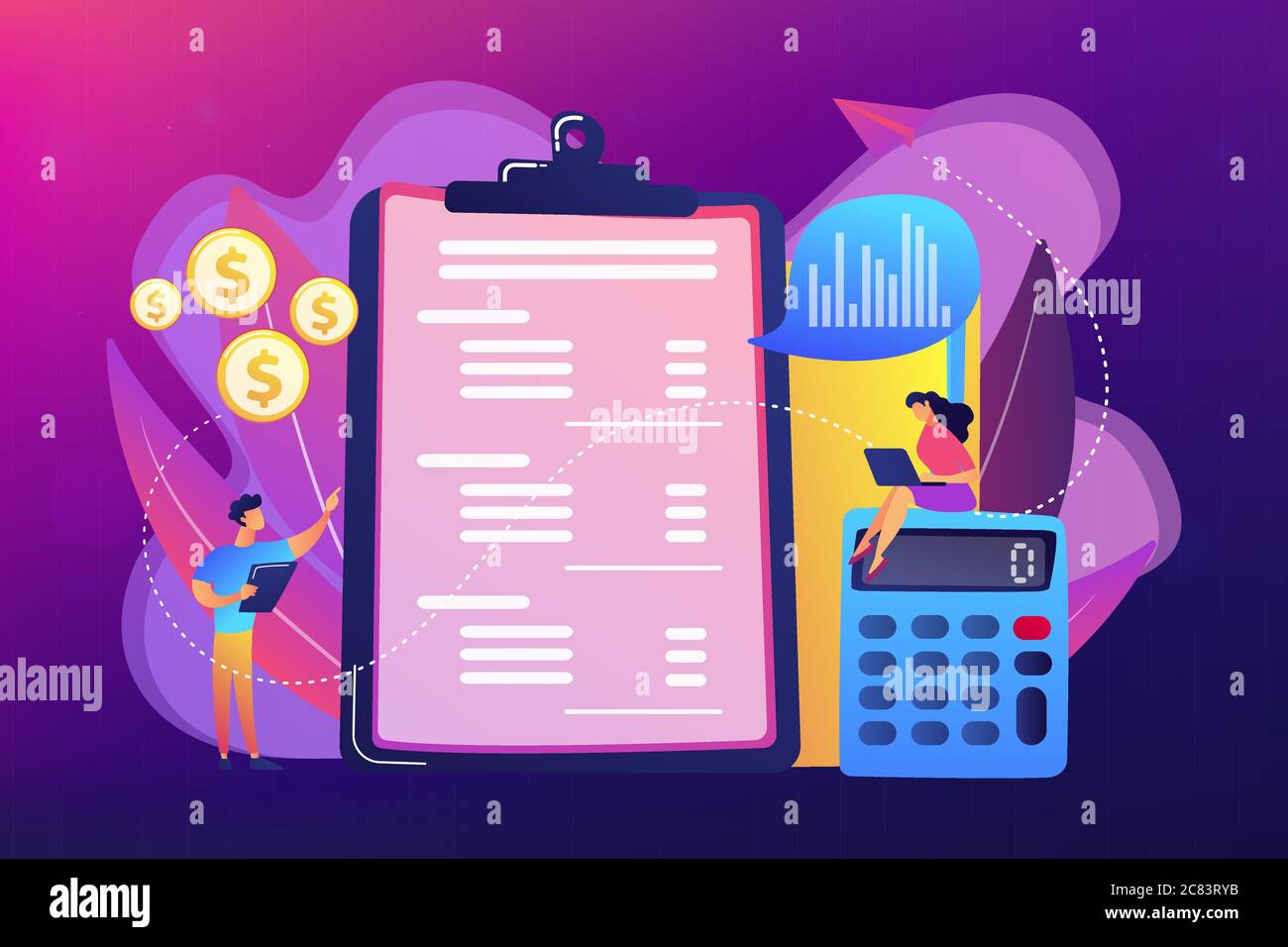 Income statement concept vector illustration Stock Vector Image & Art ...