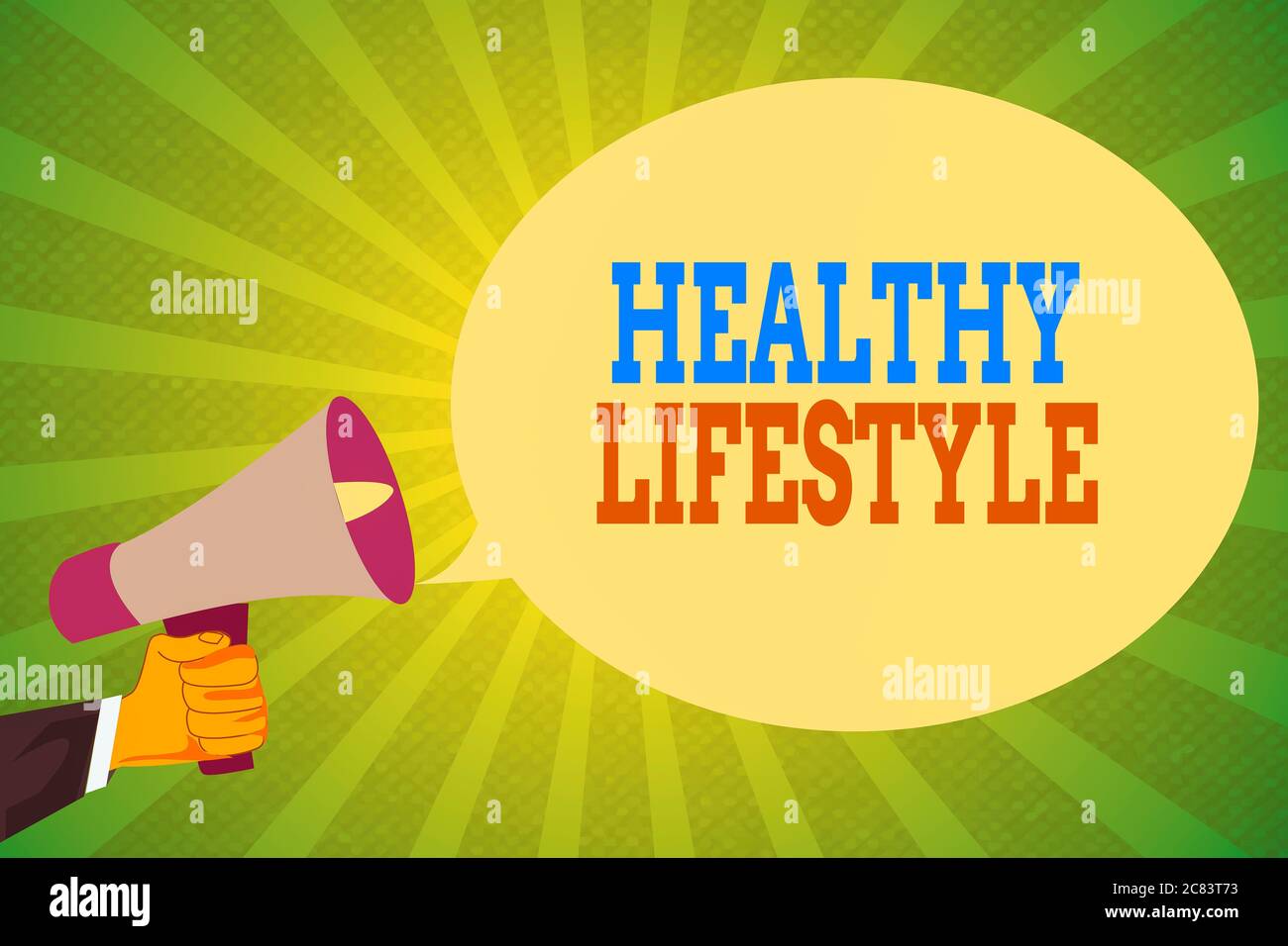 Handwriting text writing Healthy Lifestyle. Conceptual photo way of ...