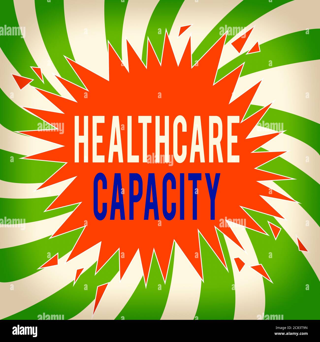 Handwriting text writing Healthcare Capacity. Conceptual photo maximum ...