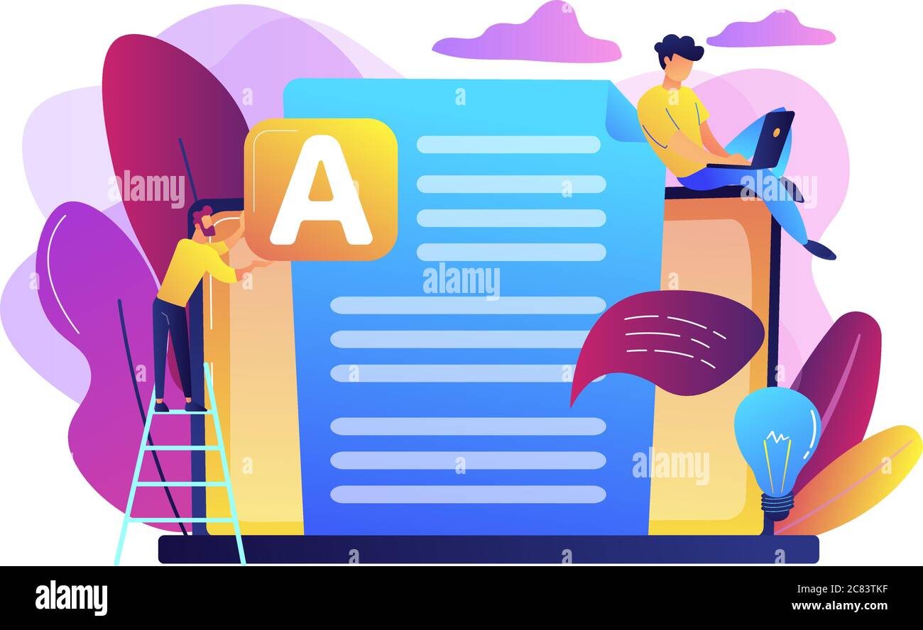 Copywriting concept vector illustration Stock Vector Image & Art - Alamy