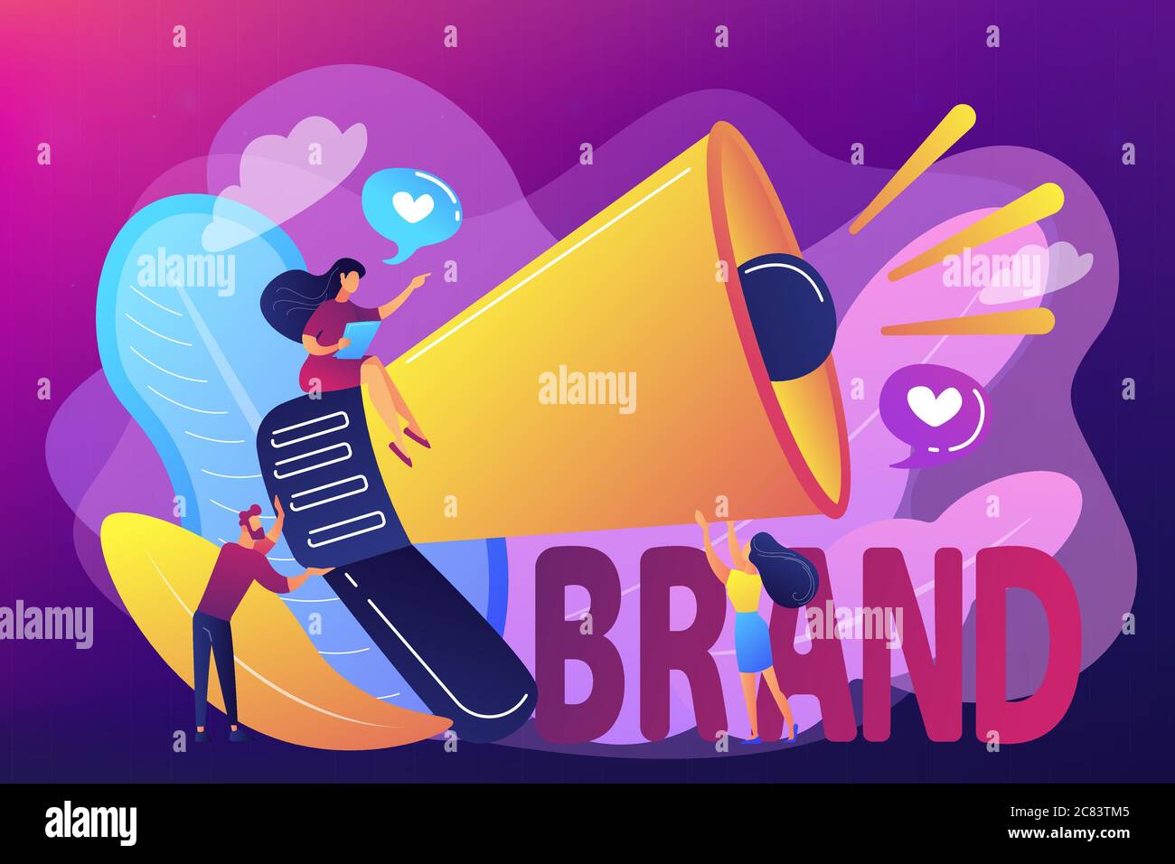 Brand awareness concept vector illustration Stock Vector Image & Art ...