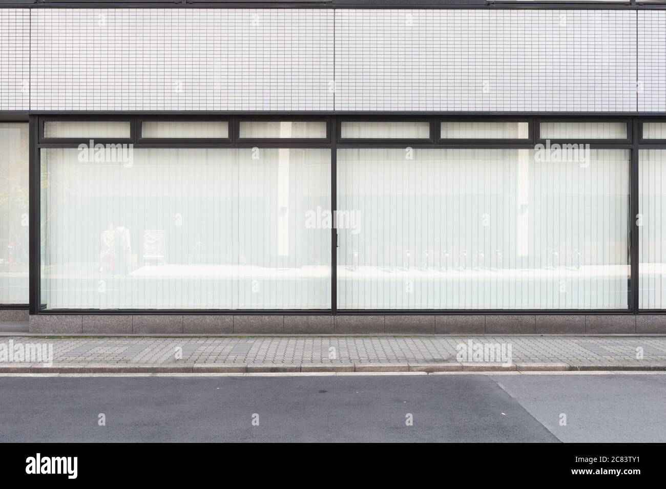 Shop Boutique Store Front with Big Window and Place for Name Stock ...