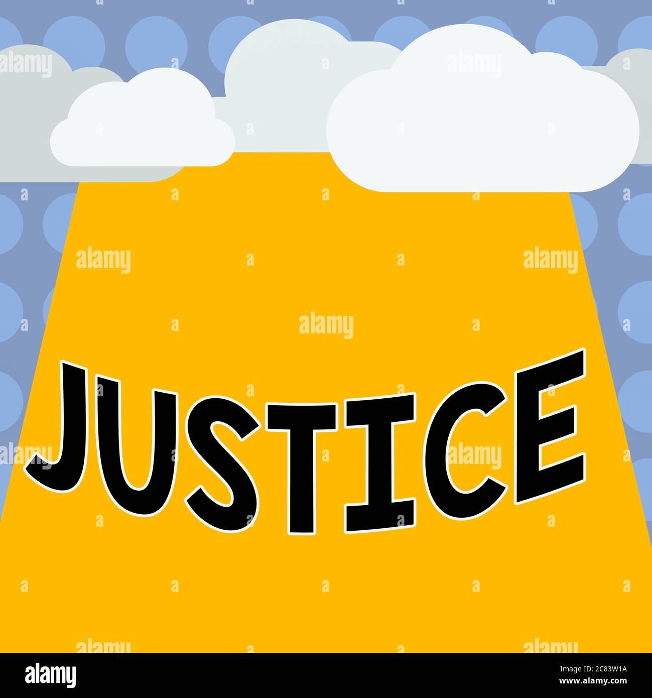 Conceptual hand writing showing Justice. Concept meaning use of power ...