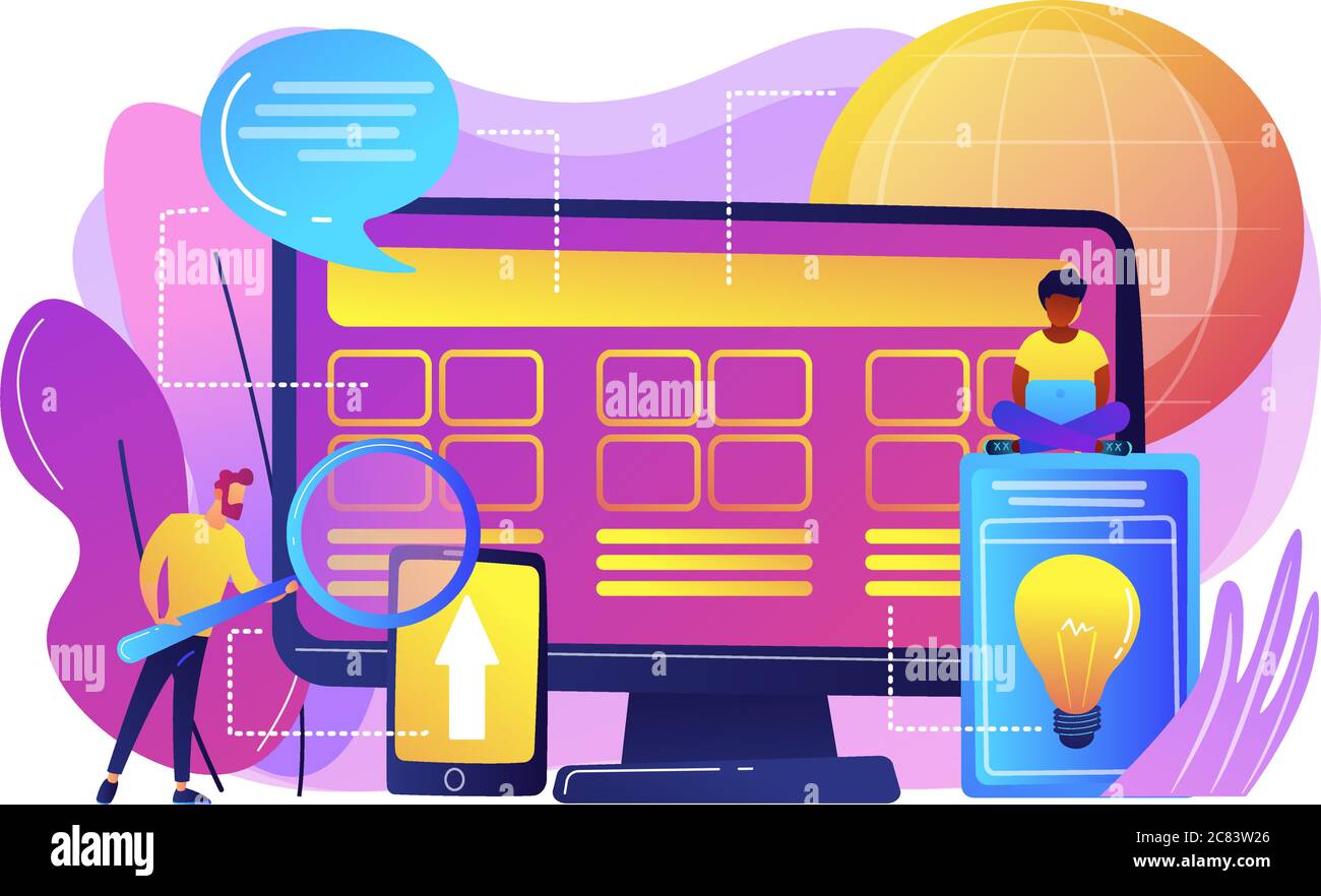 Core system development concept vector illustration Stock Vector Image ...