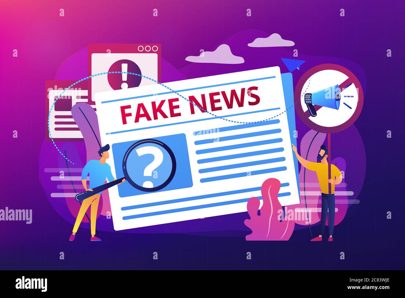 Fake news concept vector illustration Stock Vector Image & Art - Alamy