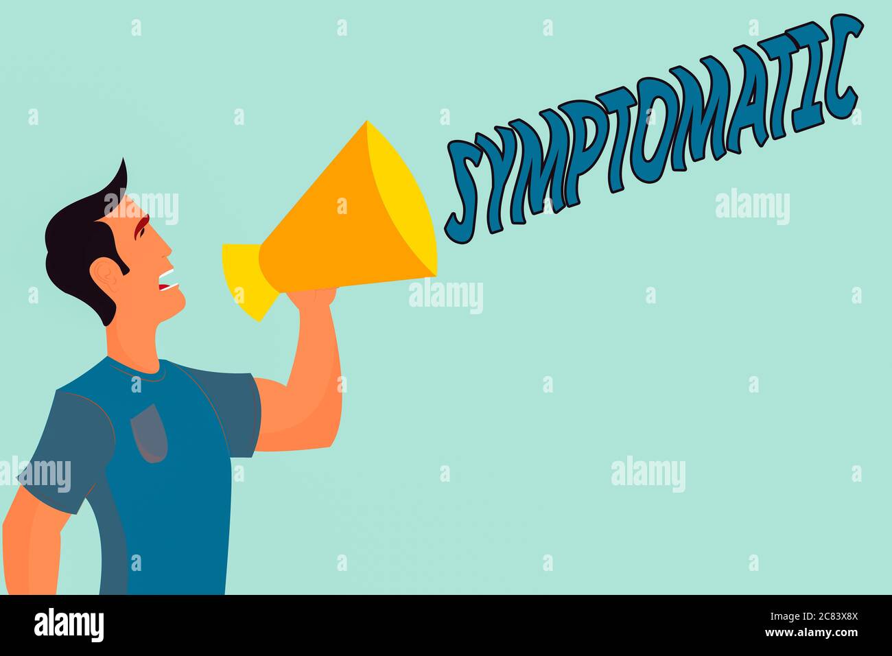 Handwriting text writing Symptomatic. Conceptual photo serving as ...