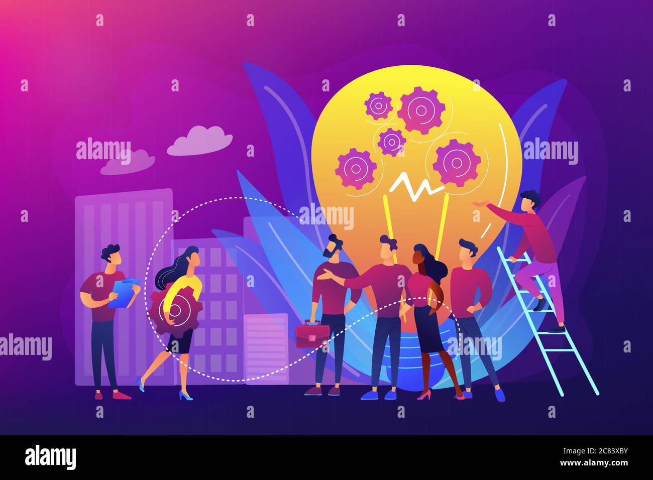 New team members concept vector illustration Stock Vector Image & Art ...