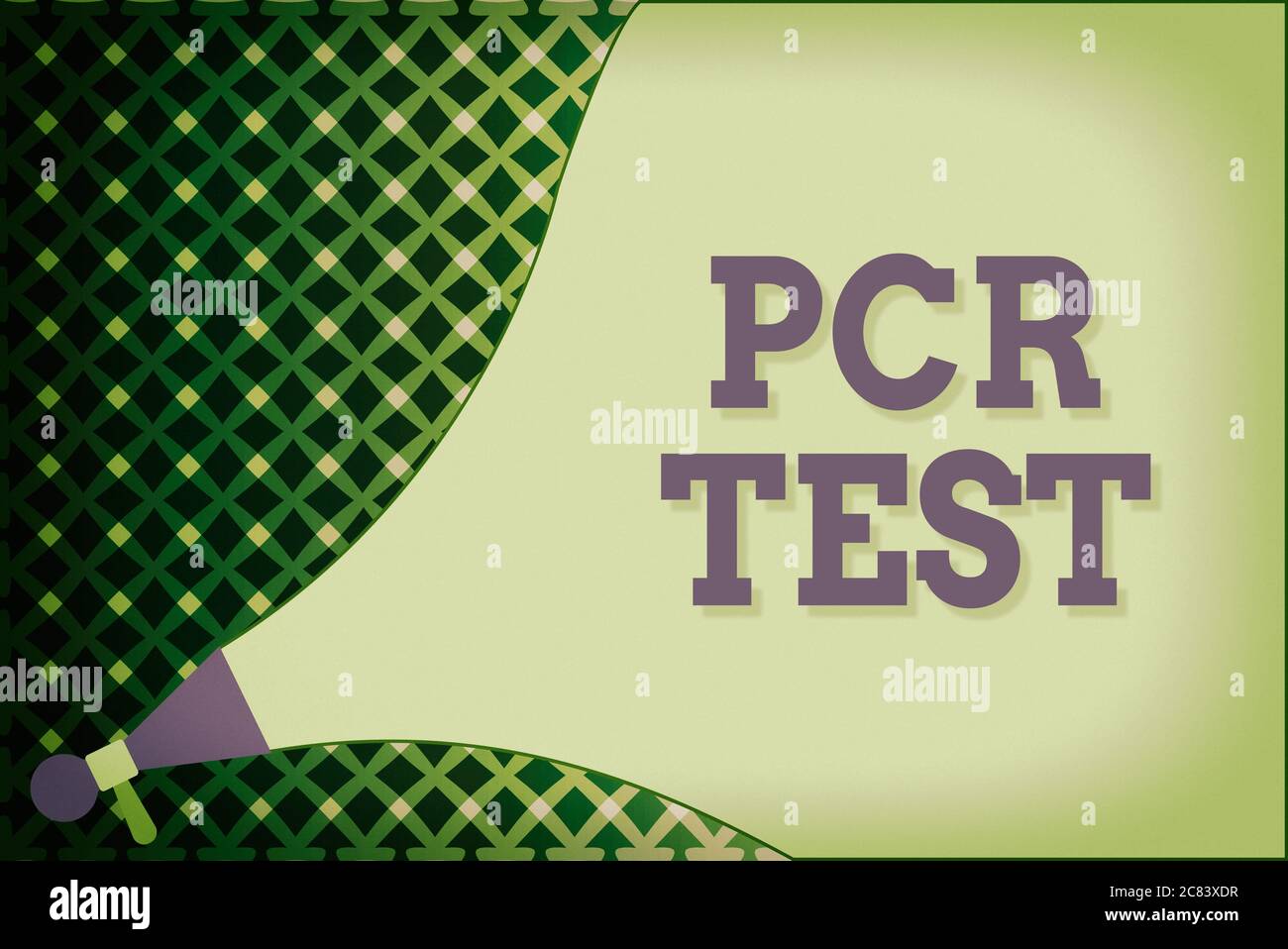 Writing note showing Pcr Test. Business concept for qualitative ...