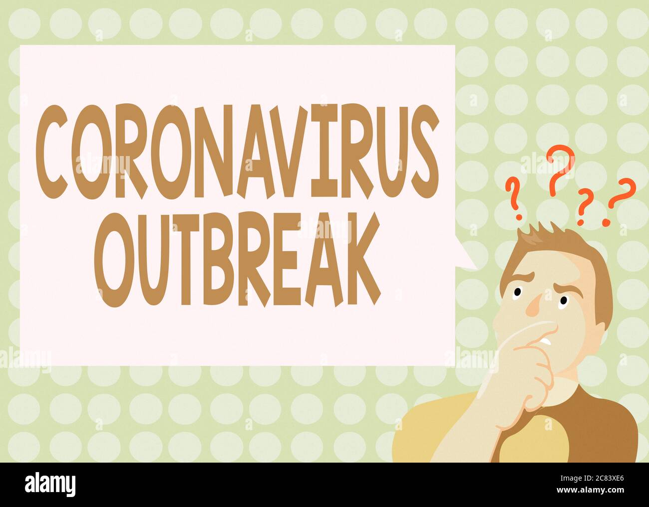 Conceptual hand writing showing Coronavirus Outbreak. Concept meaning ...