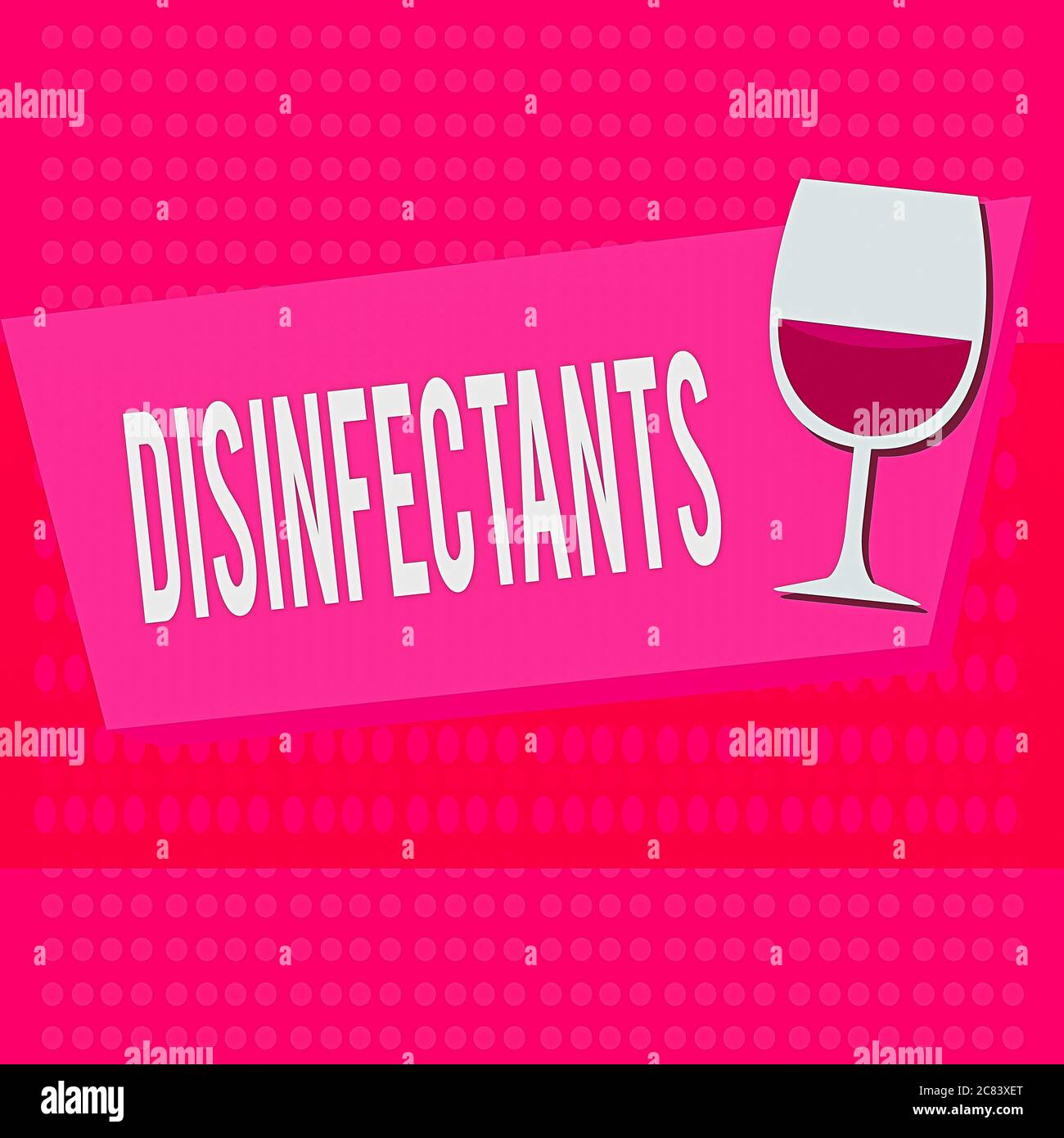 Text sign showing Disinfectants. Business photo text chemical that ...