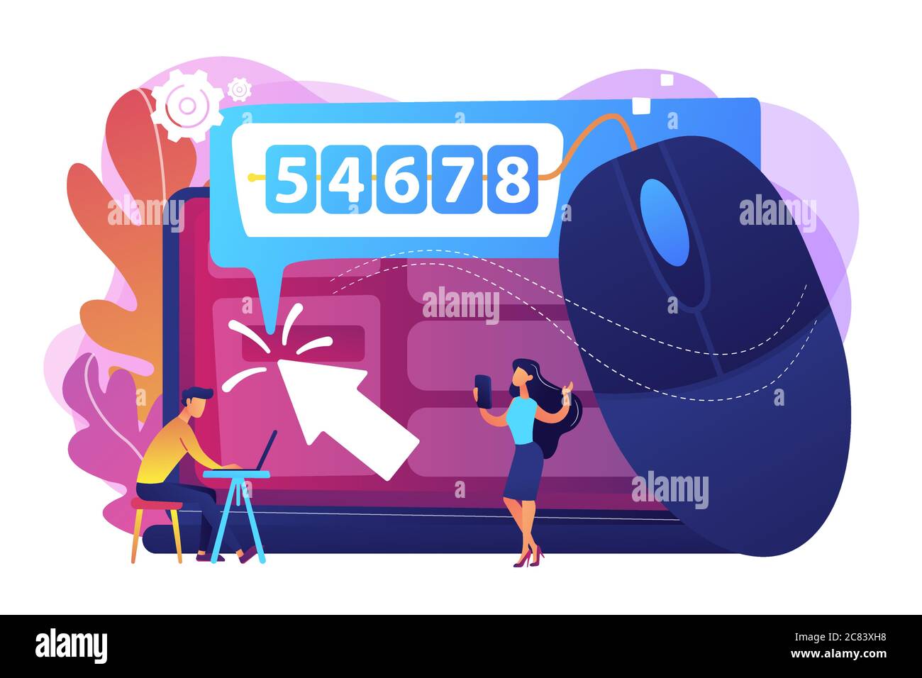 Click tracking concept vector illustration Stock Vector Image & Art - Alamy