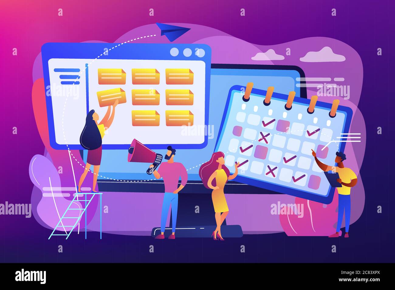 Media planning concept vector illustration Stock Vector Image & Art - Alamy