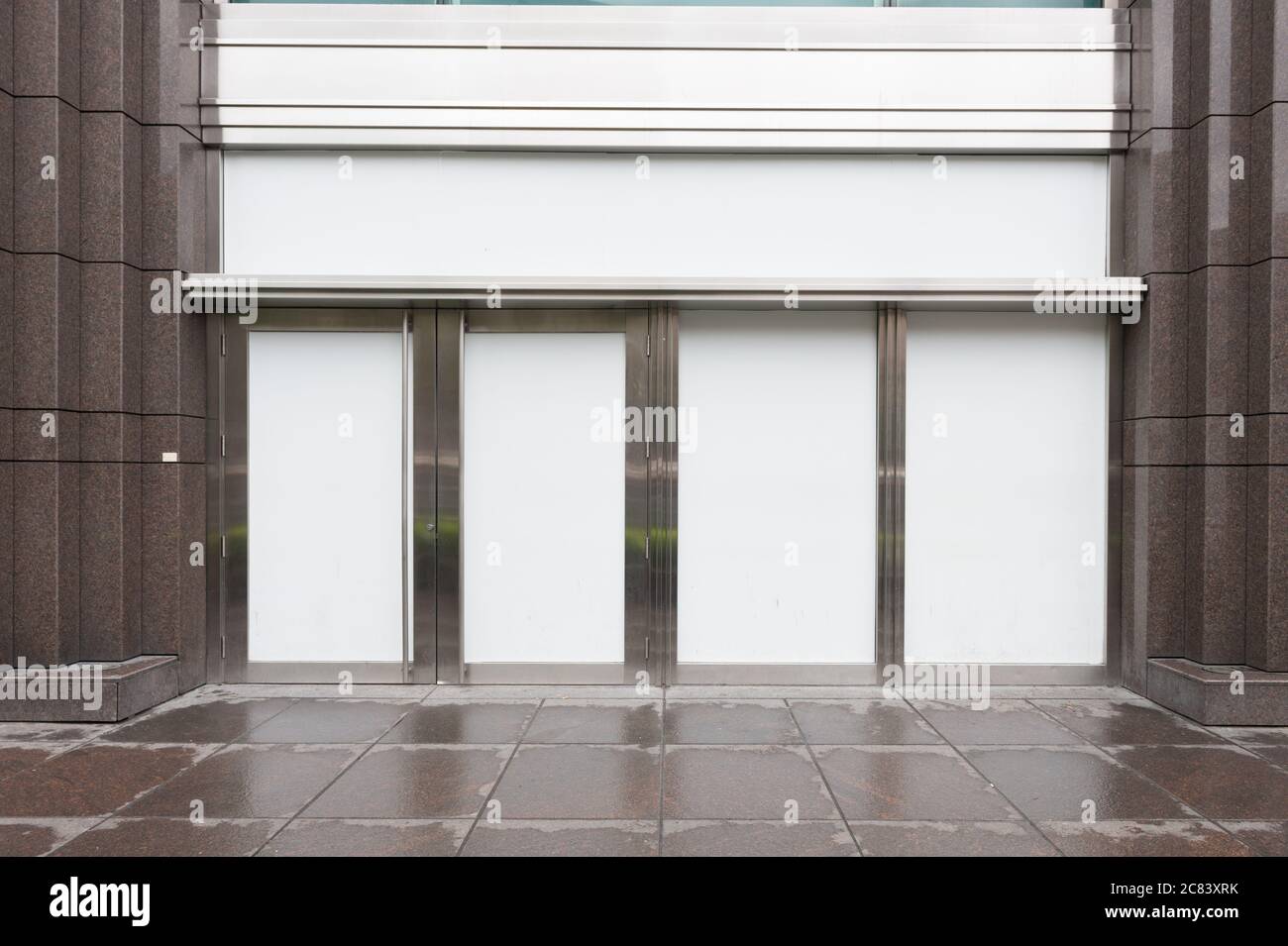 Shop Boutique Store Front with Big Window and Place for Name Stock ...