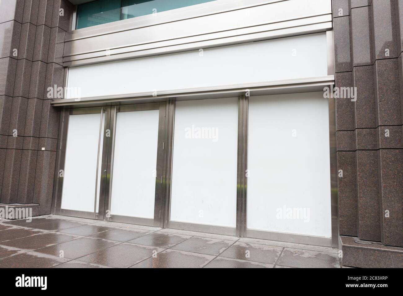 Shop Boutique Store Front with Big Window and Place for Name Stock ...