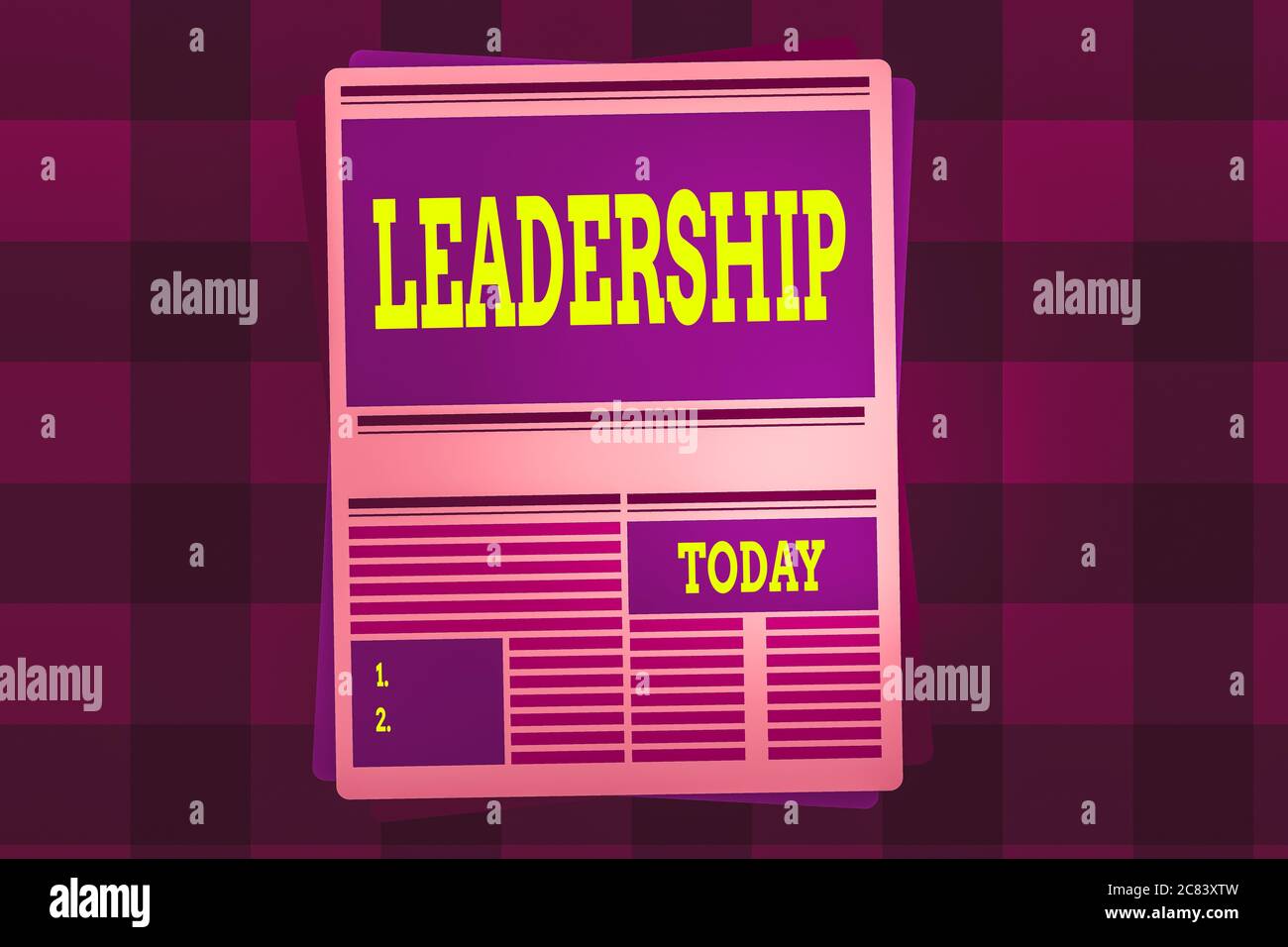 Writing note showing Leadership. Business concept for art of motivating ...