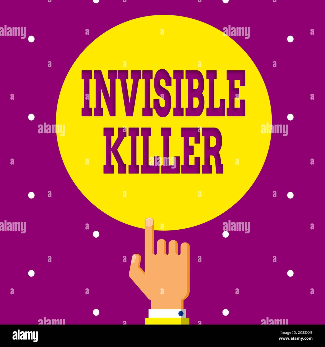 Conceptual hand writing showing Invisible Killer. Concept meaning ...